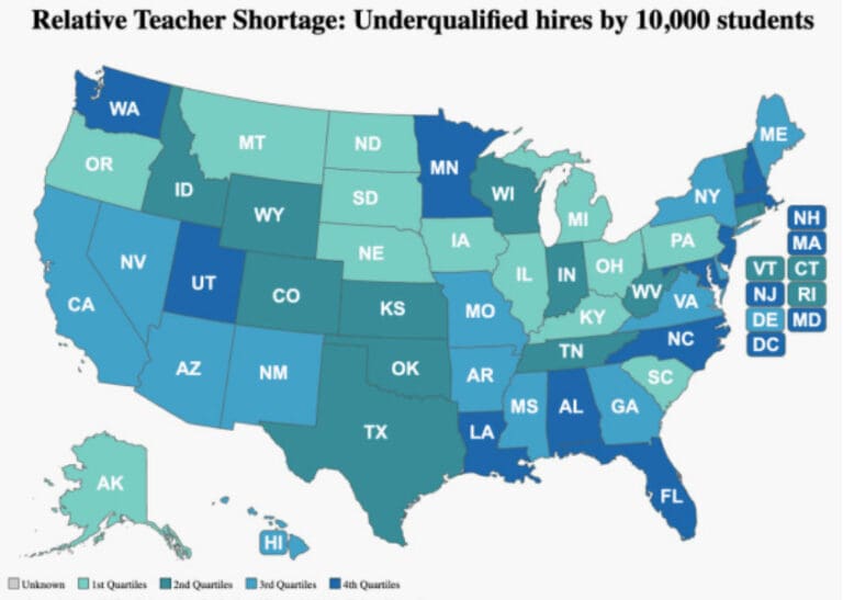 Teacher Shortages by State and How Officials Are Trying to Fix the Problem